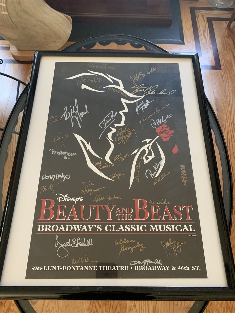 Beauty And The Beast Broadway Poster