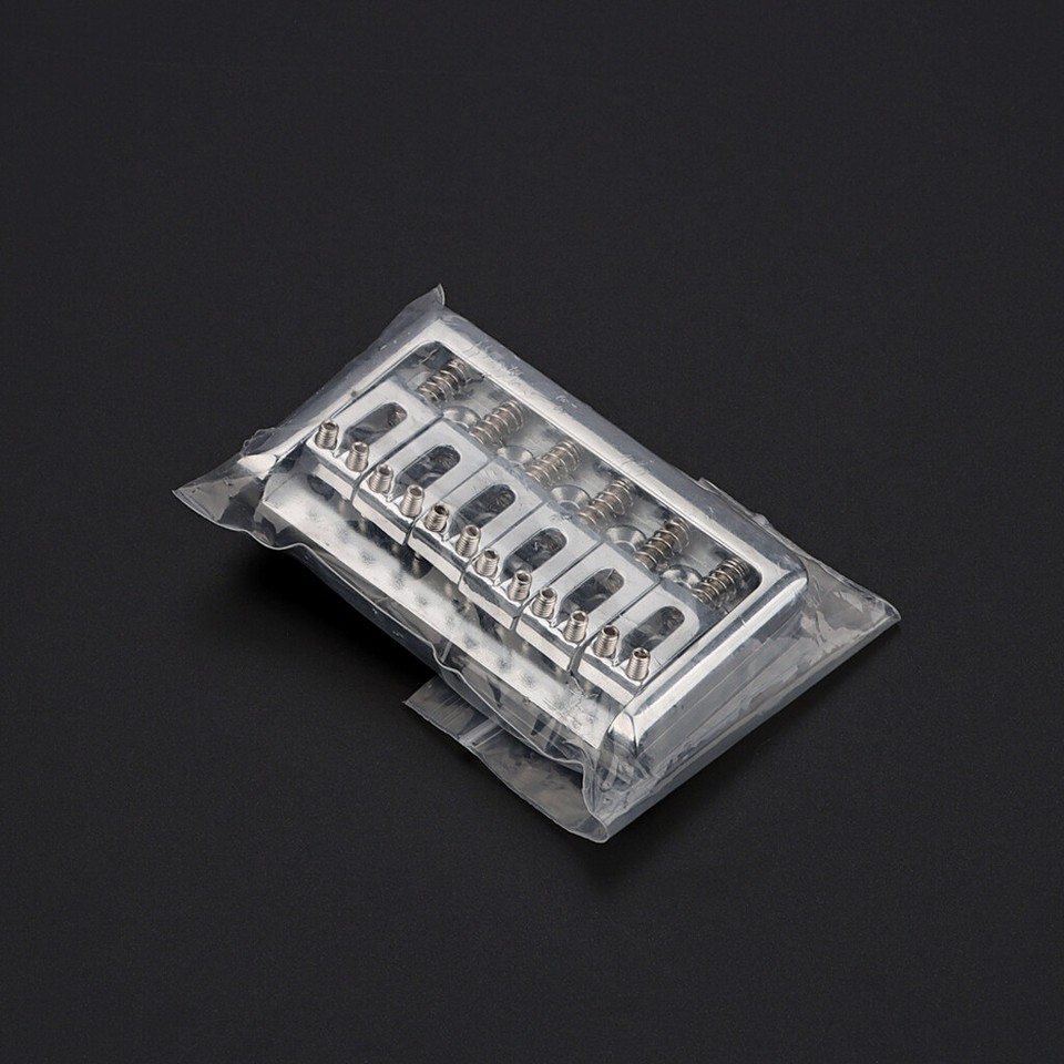 String Through Body 6 String Fixed Hardtail Bridge for ST Strat Tele TL ...