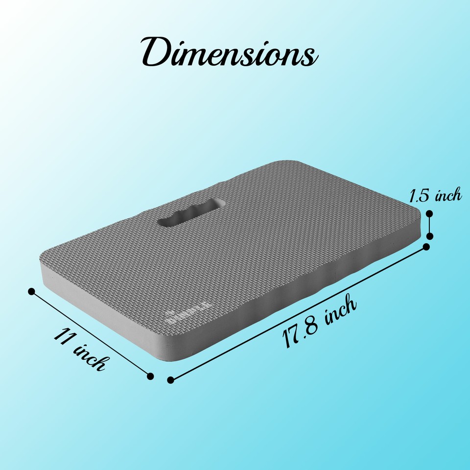 Dimple High Density 1.5" Thick Foam Comfort Kneeling Pad Mats for ...