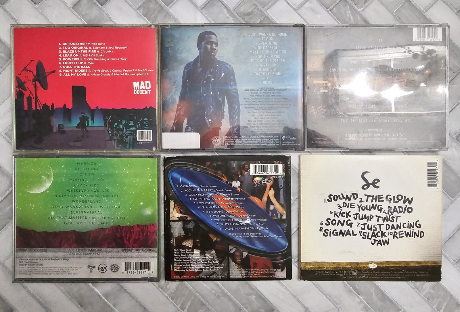 Music CD Lot of 6 CDs Various Artists & Genres Electronic Pop Dance ...