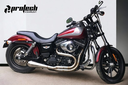 Exhaust Pipes Muffler Harley-Davidson Dyna Fat Bob Hard Candy Custom ...