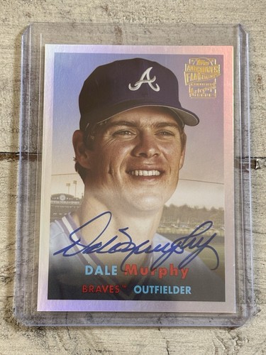 2024 Topps Archives Dale Murphy Fan Favorites Autograph Silver Foil SP ...