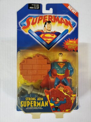 Superman: The Animated Series Strong Arm Superman Figure 2001 (Unopened ...