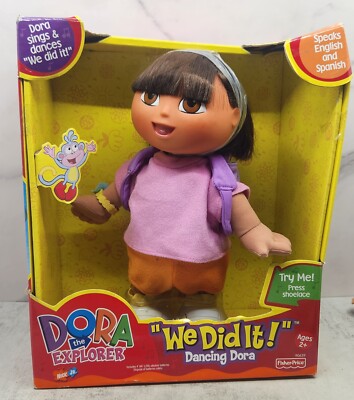 Dora the Explorer Fisher Price We Did It! Dancing Dora 2001 Collector's ...