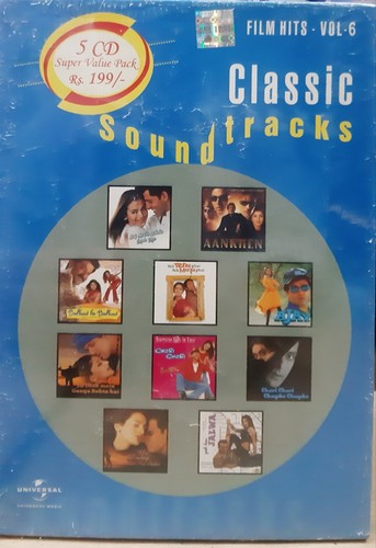 Film Hits Vol 6 Classics Soundtracks Bollywood Hindi Music 5 CD Set ...