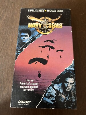 Navy Seals VHS 1991 Charlie Sheen, Michael Biehn Vintage video Tape ...