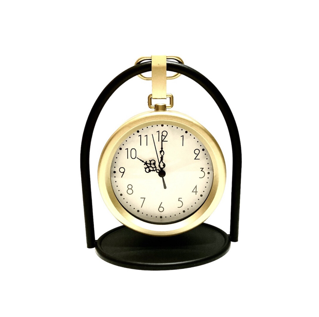 Gold Hanging Pocket Watch Table Desk Clock | eBay