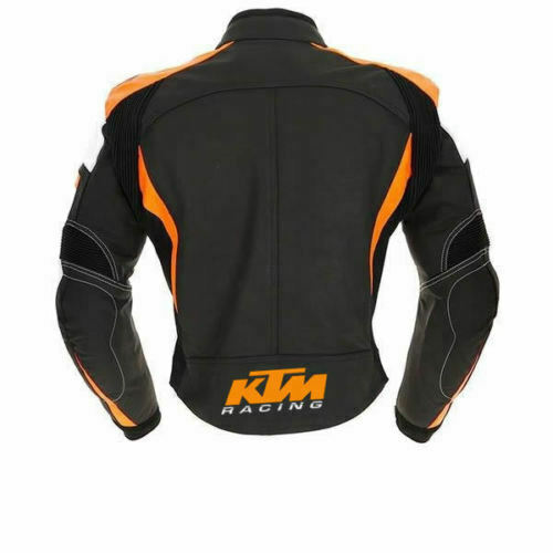 KTM Duke Mens Motorcycle Leather Jacket Race MOTOGP CE Leather Biker ...
