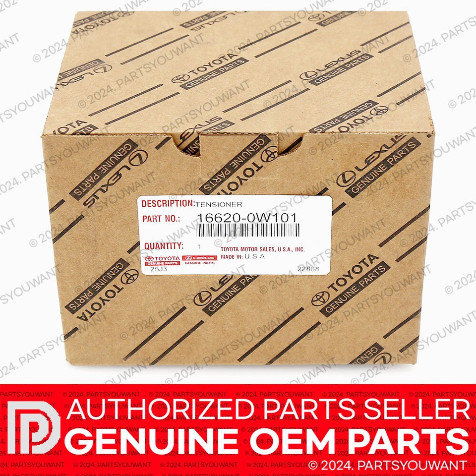 GENUINE Toyota Lexus OEM V-Ribbed Serpentine Fan Belt Tensioner 16620 ...