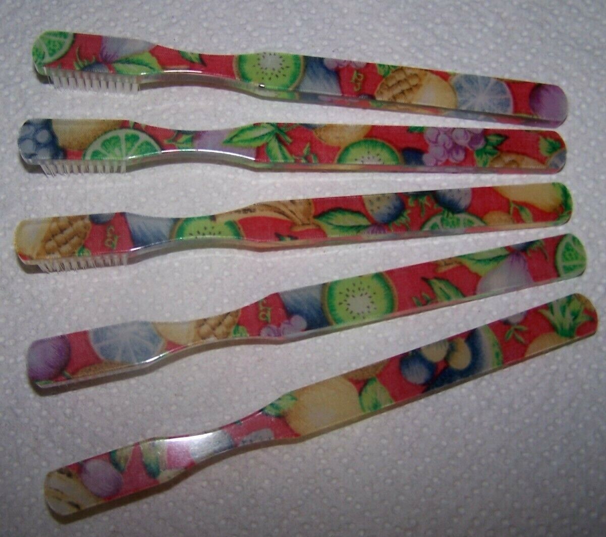 Set of 5 ALAN STUART Rare Vintage Toothbrushes - SUMMER FRUIT - NOS! | eBay