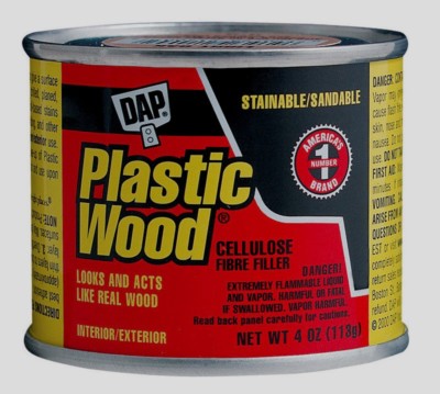 DAP Plastic Wood Filler Paintable Sandable Wall Nail Holes NATURAL 4 oz ...