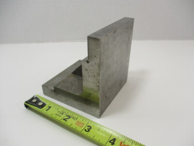 1947 Dated Angle Plate Block 3" x 3" x 3-1/4" Ground Fixture Hardened ...
