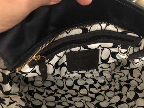 COACH LEATHERWARE EST 1941 Shoulder/Hand bag Tote Black No. C05M-8F25 ...