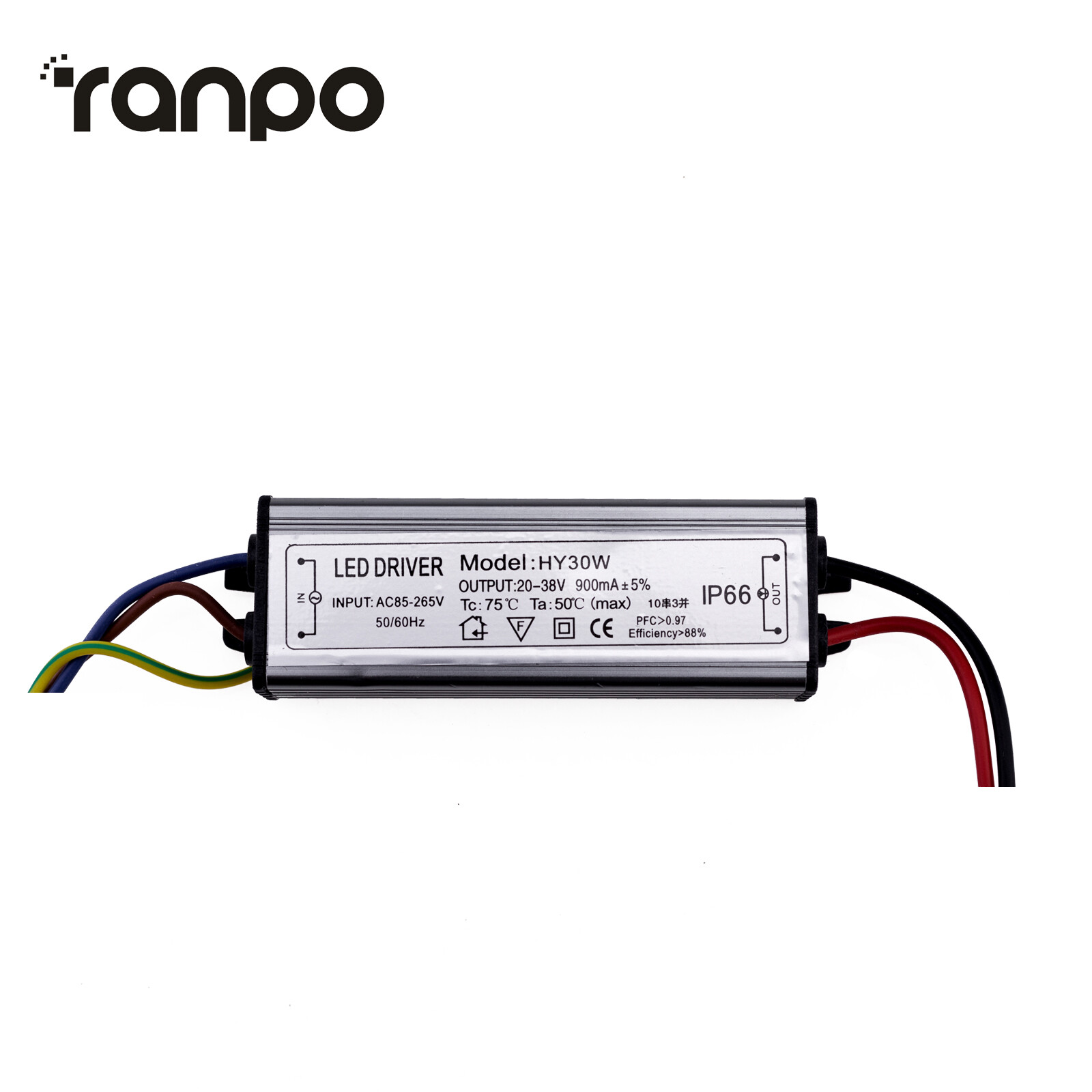 Waterproof 10W 30W 50W 70W 100W Power Supply Driver Adapter For LED ...