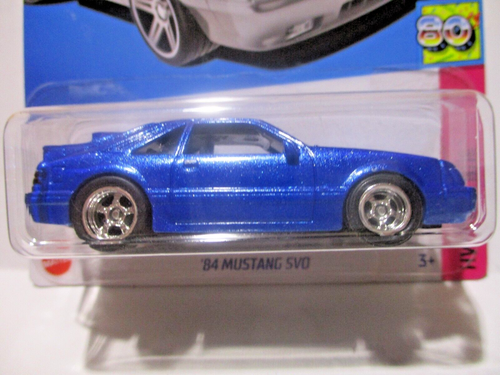 84 MUSTANG SVO CUSTOM W / REAL RIDERS HOK STRATTO BLUE & CLEARED ON THE ...