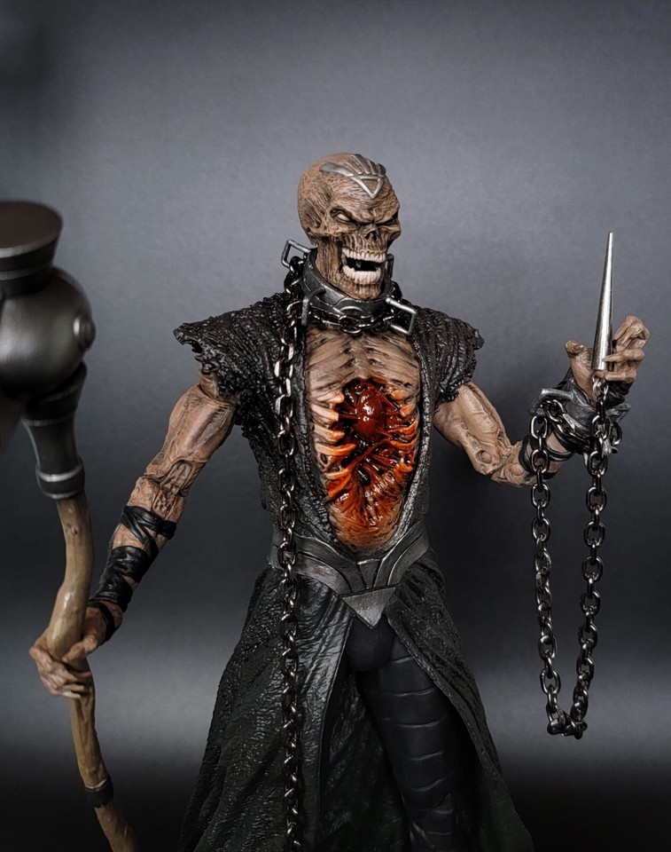 Custom McFarlane DC Multiverse Nekron Megafig Blackest Night Latern ...