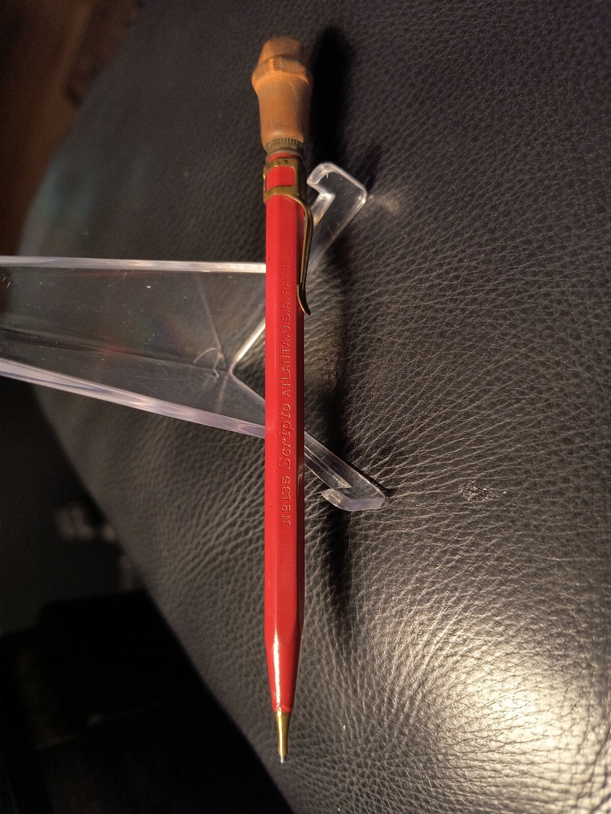 Vintage SCRIPTO Red Atlanta No.135 Mechanical Pencil 1.18mm Lead ...