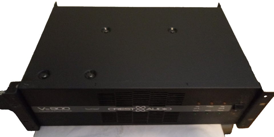 Crest Audio VS900 Black Wired Portable 120Volt 60Hz Professional Power ...