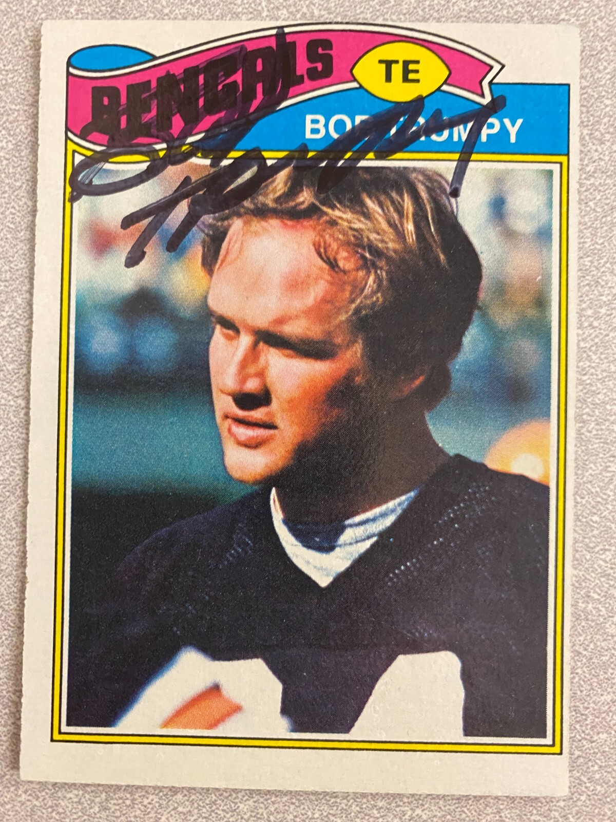 Bob Trumpy signed CINCINNATI BENGALS card 1977 Topps | eBay