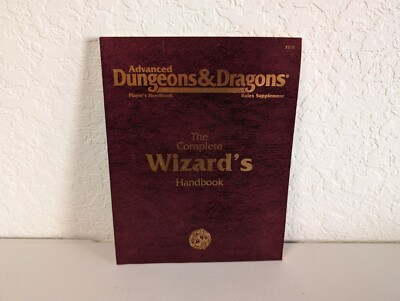 Advanced Dungeons & Dragons AD&D Complete Wizard's Handbook Excellent ...