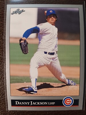 DANNY JACKSON CHICAGO CUBS 1992 LEAF BASEBALL CARD #381 | eBay
