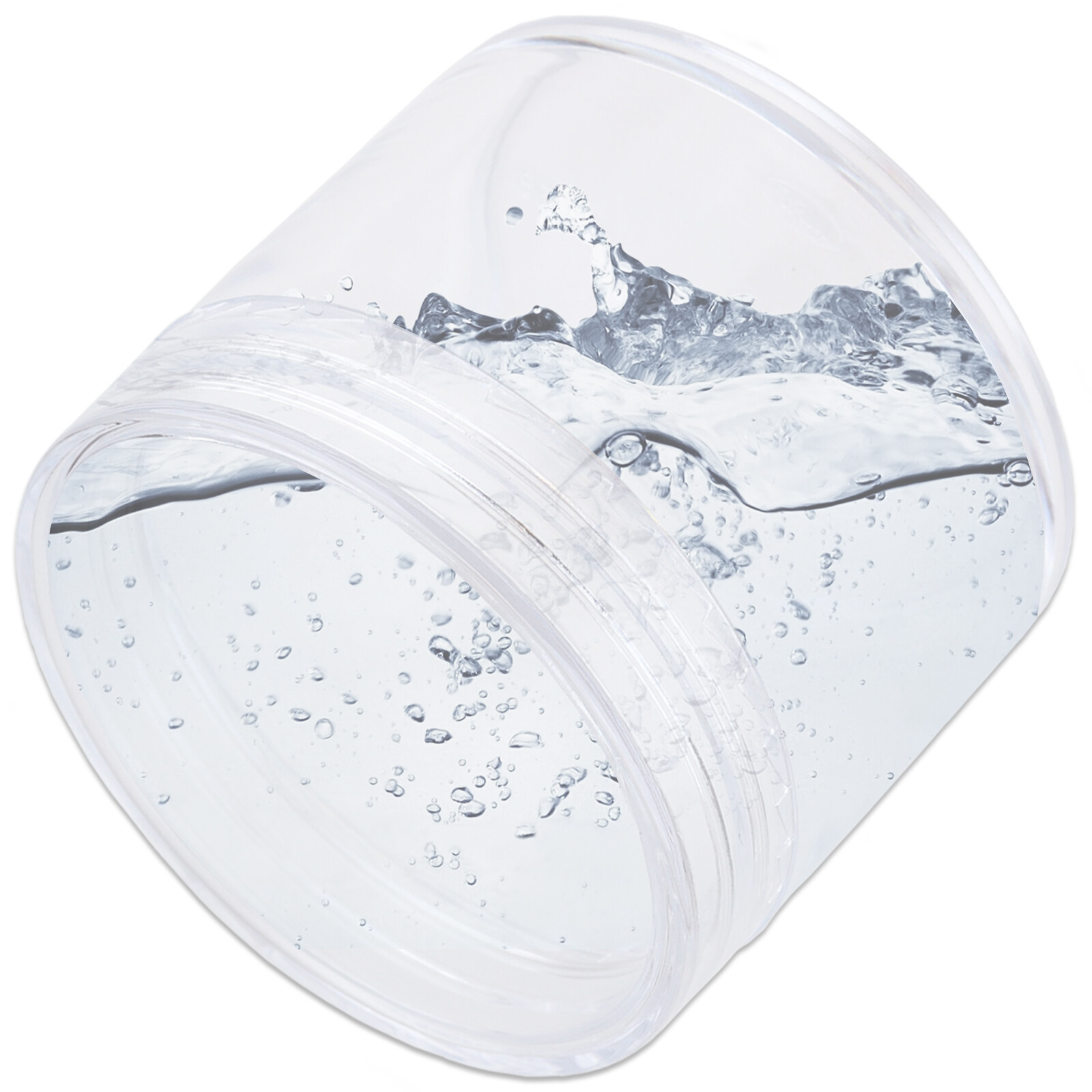 12 Pieces 2Oz/60g/60ml HQ Acrylic Leak Proof Clear Container Jars w ...