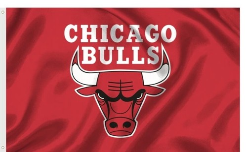 Chicago Bulls NBA Basketball Flag Double Sided Printing 3x5 Feet W ...