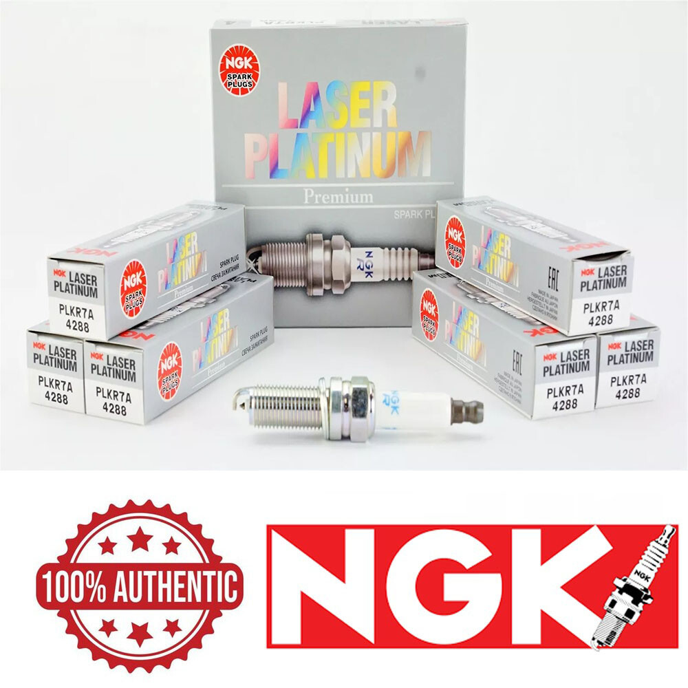 6x Pre-Gapped Spark Plugs NGK Laser Platinum Resistor 4288 for Mercedes ...