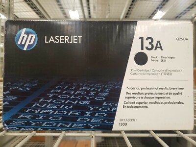 HP 13A Q2613A 1300 LaserJet Black Toner Cartridge New in Box Genuine ...