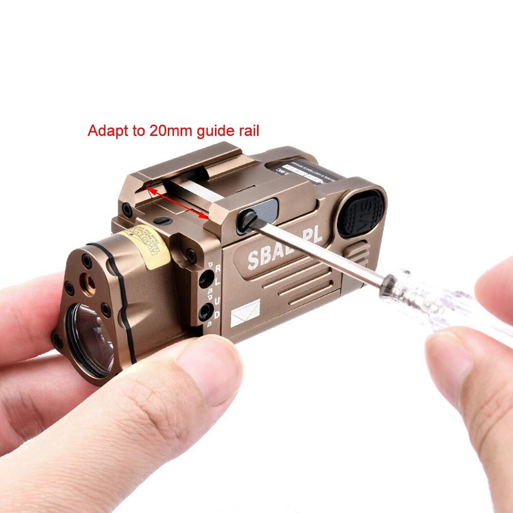 WADSN Aluminum SBAL-PL IR Green Laser SBAL-PL Flashlight Rifle Hunting ...