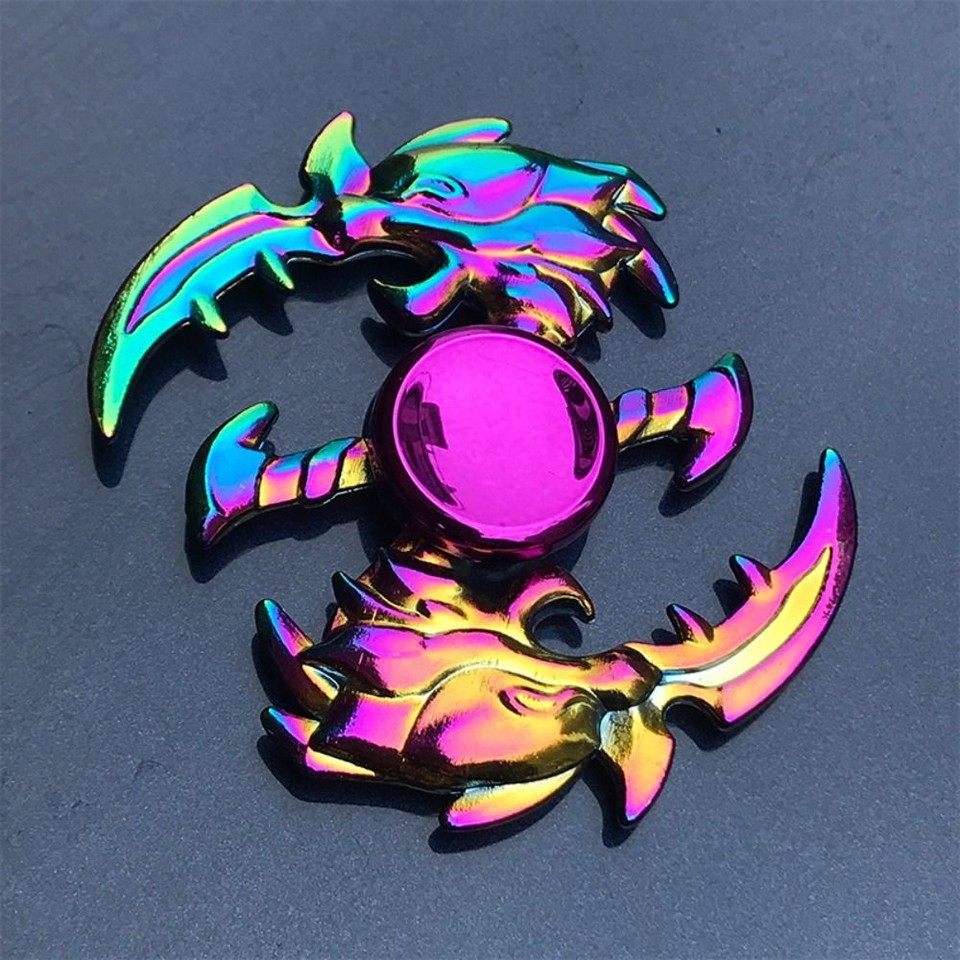 Fidget Spinner Fidget Finger Spinner Hand Focus Rainbow Finger Spinner ...