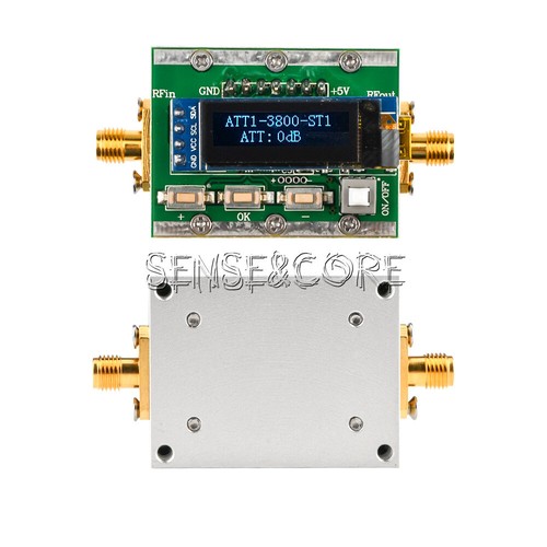 1MHZ-3800MHz Digital Programmable RF Attenuator Control 0-31dB ...