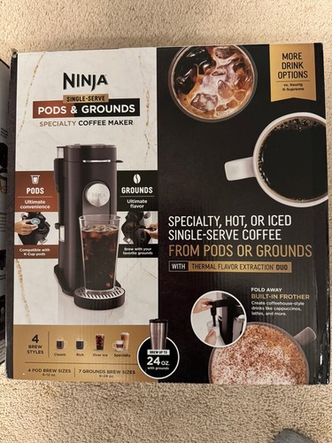 Ninja - Pods & Grounds Specialty Single-Serve Coffee Maker, K-Cup Pod ...