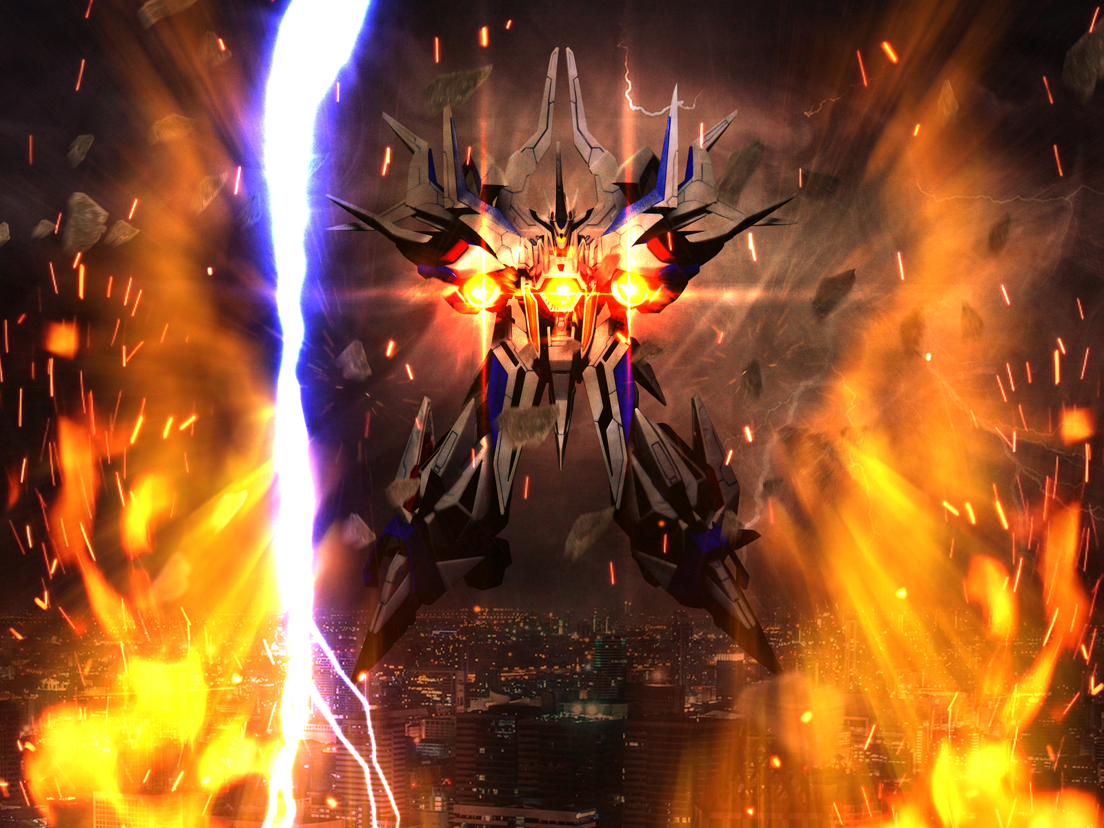 Anime Mechs Great Zeorymer Hades Project Zeorymer Gaming Mat Desk 33149 ...