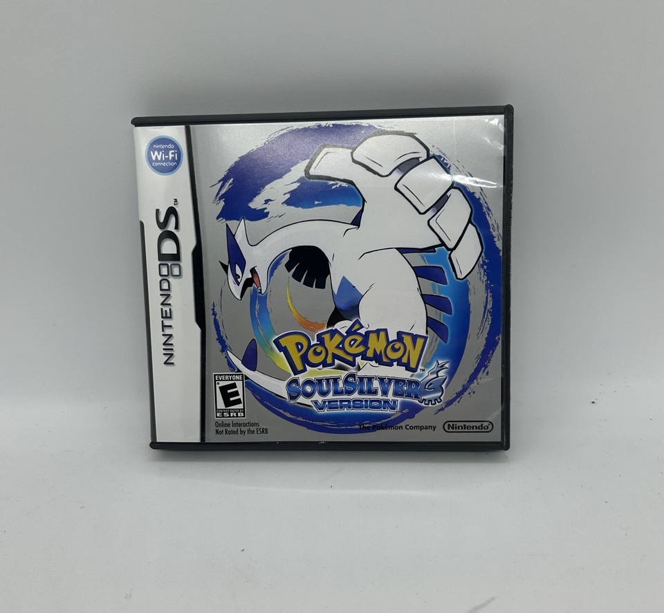 NDS Pokemon Soulsilver Game w/ Box (Nintendo DS, 2010) NDS/DS/3DS/DSi ...