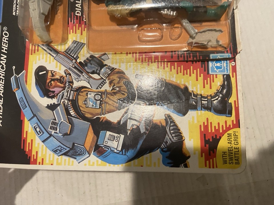 GI Joe Hasbro 3.75” Action Figure Dial Tone 1985 Bubble 80% Factory ...