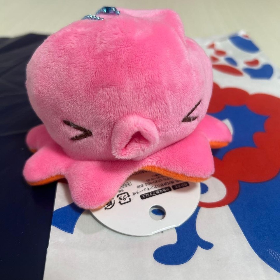 Osaka Expo Octopus Plush Charm Reversible MIB + Bag Collectible | eBay