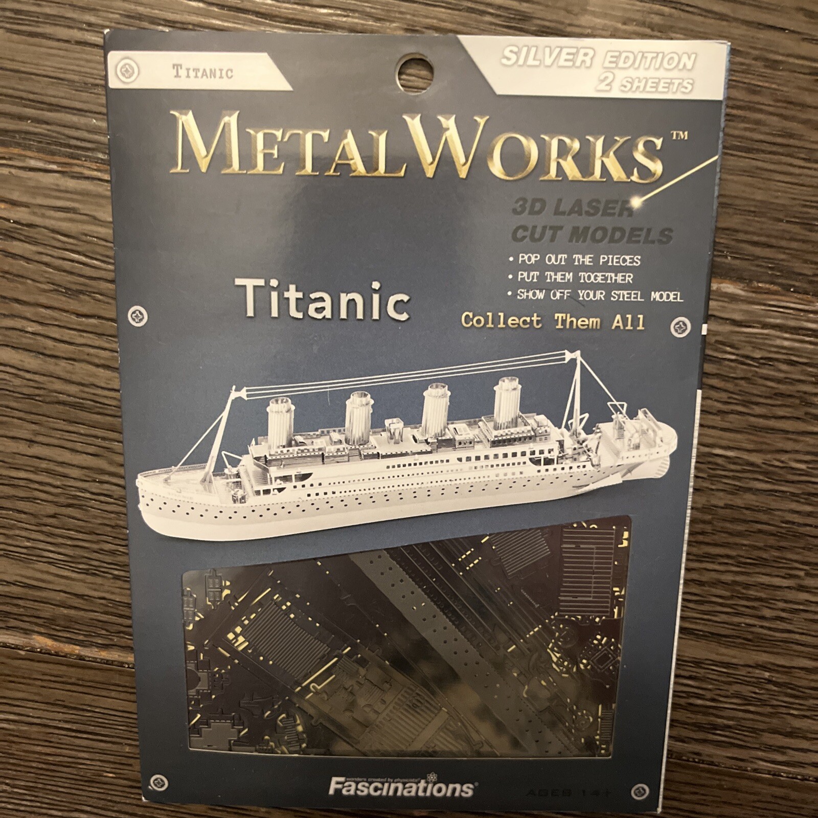 Fascinations MMS030 Metal Earth Marvels Titanic 3d Laser Cut Model for ...