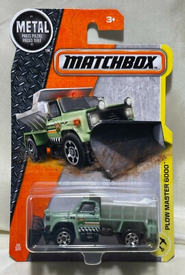New/Sealed 2017 Release Matchbox PLOW MASTER 6000 #36/125 Forest ...