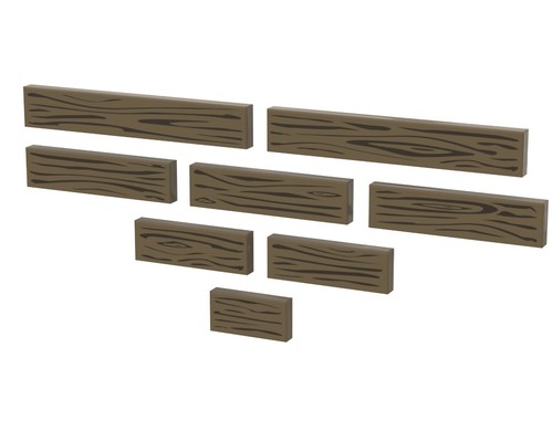 Custom UV Print on LEGO Tiles - Wooden planks - no nails | eBay