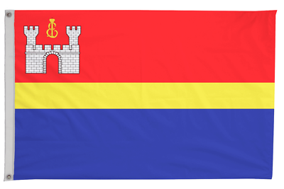 Kaliningrad Flag Flag Map Of Kaliningrad Oblast Stock Vector