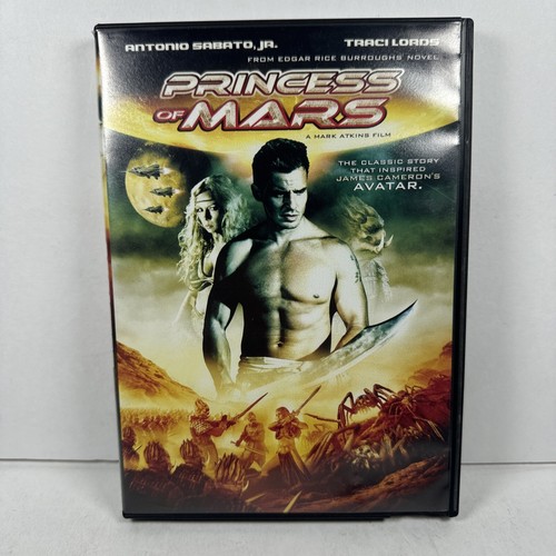 Princess of Mars (DVD 2009) *Traci Lords* Antonio Sabato Jr. OOP Movie ...