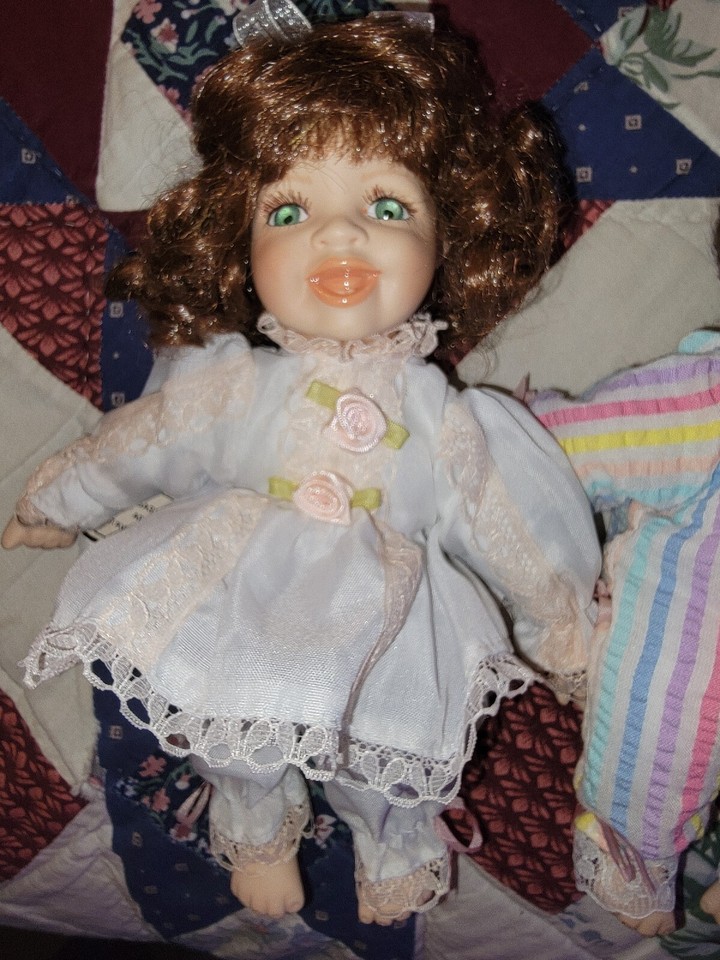 Fritz's 2000 Basket Babies Set Of 4 Porcelain Dolls Collectors Doll ...