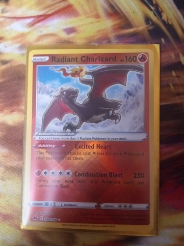 Pokémon TCG Radiant Charizard Crown Zenith 020/159 Holo Radiant Rare | eBay