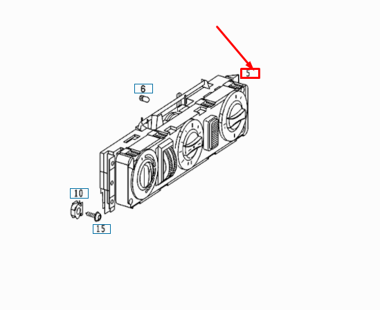 MERCEDES-BENZ SPRINTER W903 Heater Control Unit RHD A0008306385 NEW ...