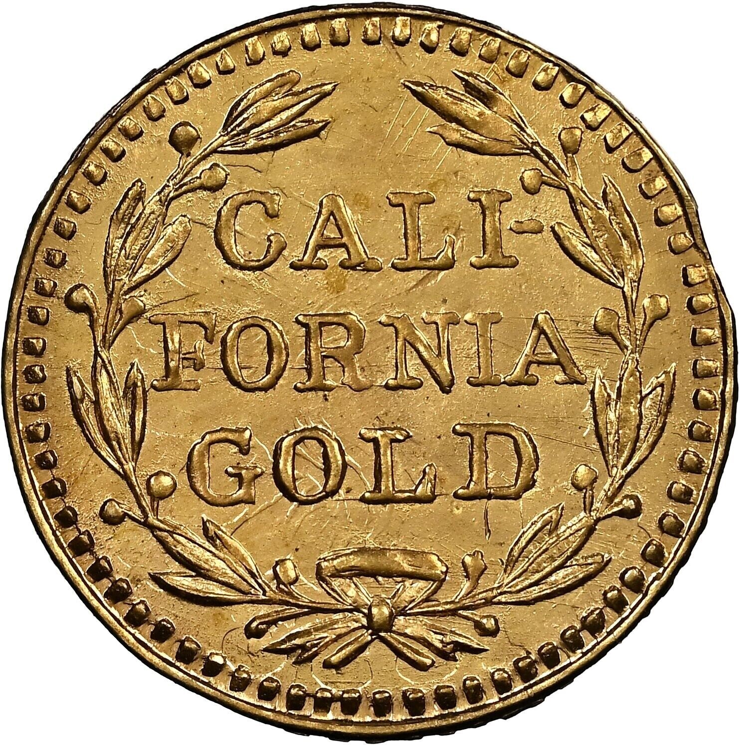 MS69! 1853 CALIFORNIA GOLD INDIAN RD/ NGC MS69 / A KING OF CAL GOLD ...