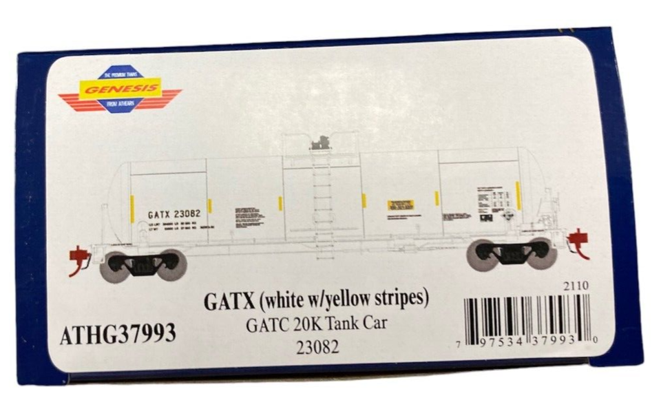 HO Scale Athearn Genesis G37993 GATX 23082 GATC 20K Gallon Acid Tank ...