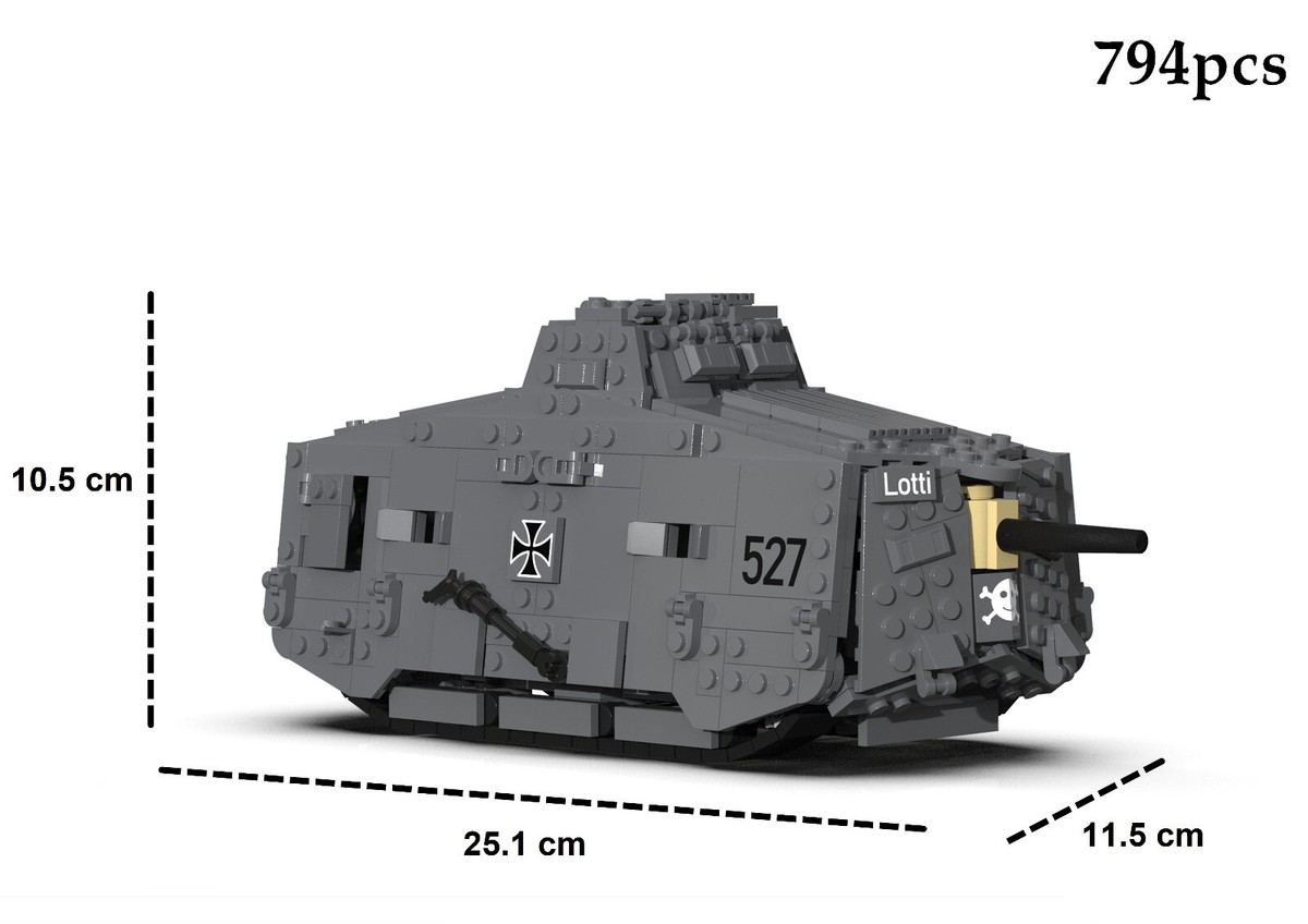 Lego A7v Tank