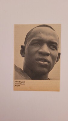 Cleve Bryant University of Ohio 1968 Football RD Player Panel | eBay
