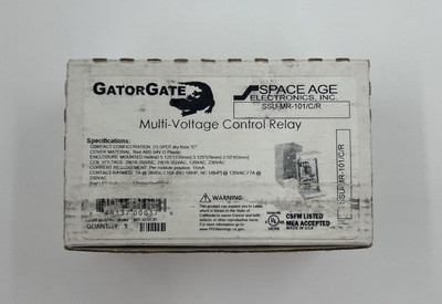 Space Age Gator Gate Multi-Voltage Control Relay SSU-MR-101/C/R | eBay